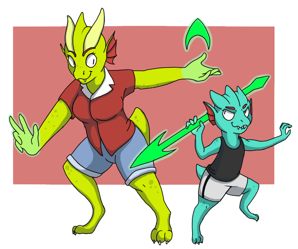 Undertale Next Gen - Margo and Pushoff by Anonymous-Potayto on DeviantArt