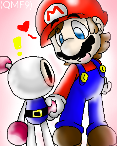 mario and bomberman by qeva on DeviantArt