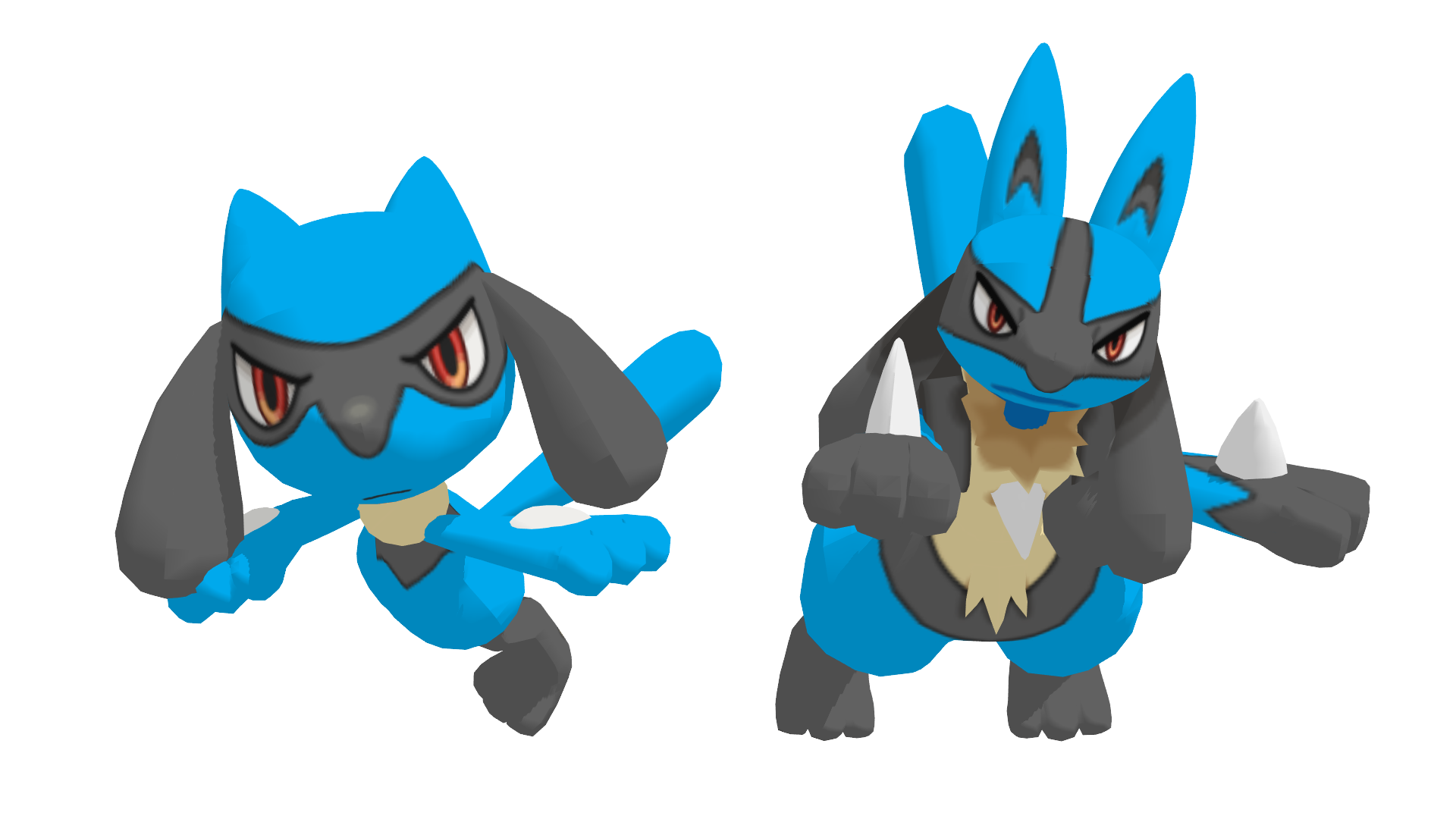 MMD Lucario and riolu (DL) by MMDDashie on DeviantArt