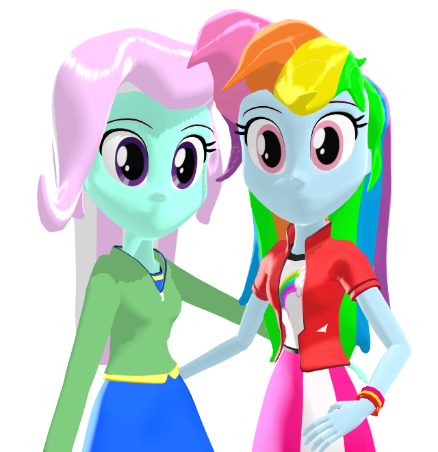 MMD EG Rainbow G3 and Minty (DL) by MMDDashie on DeviantArt