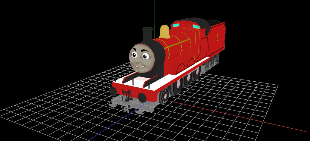 MMD James the Red Engine (DL) by MMDDashie on DeviantArt