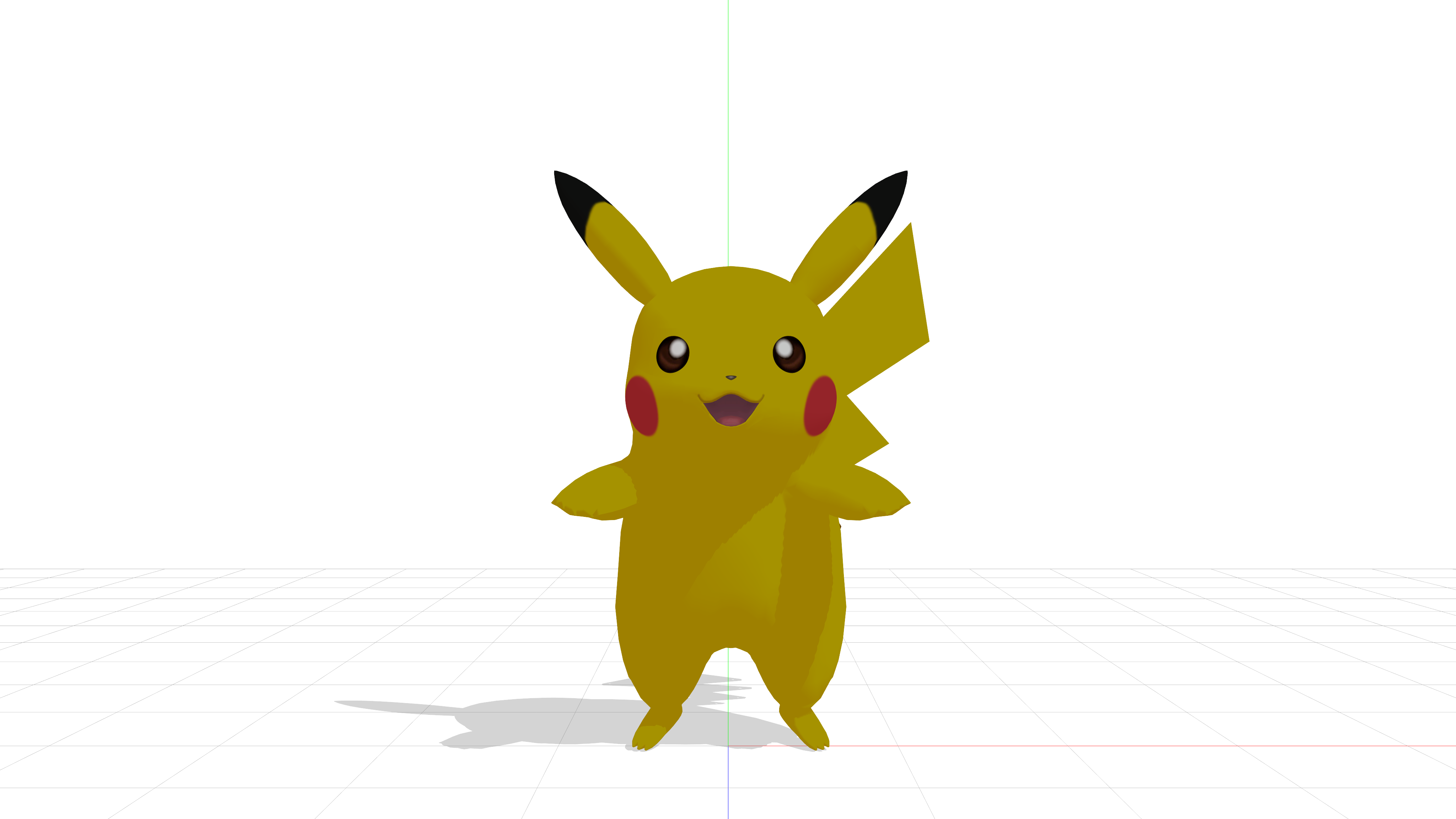 MMD Pikachu (Unrigged) by MMDDashie on DeviantArt