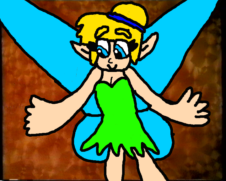 Tinkerbell on this the screen by BriannaSheppard on DeviantArt