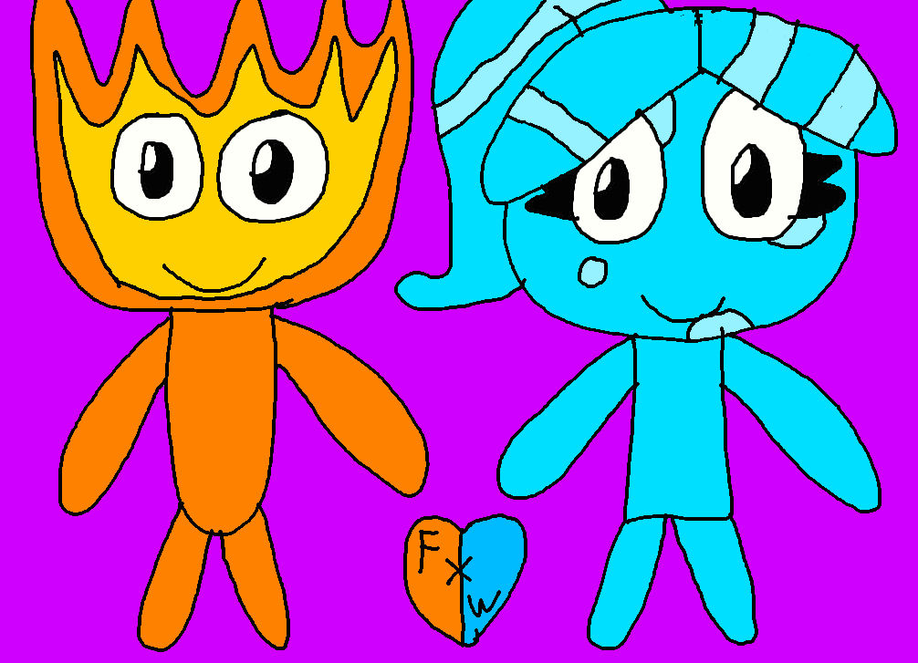Fireboy and Watergirl by BriannaSheppard on DeviantArt
