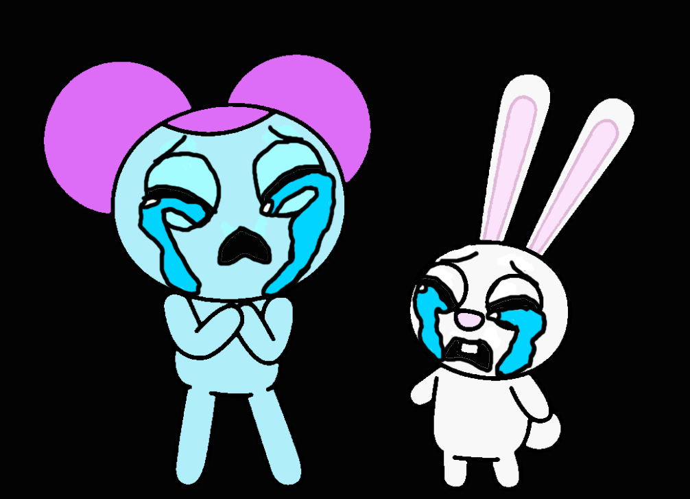 Pibby and Bunbun is a crying by BriannaSheppard on DeviantArt