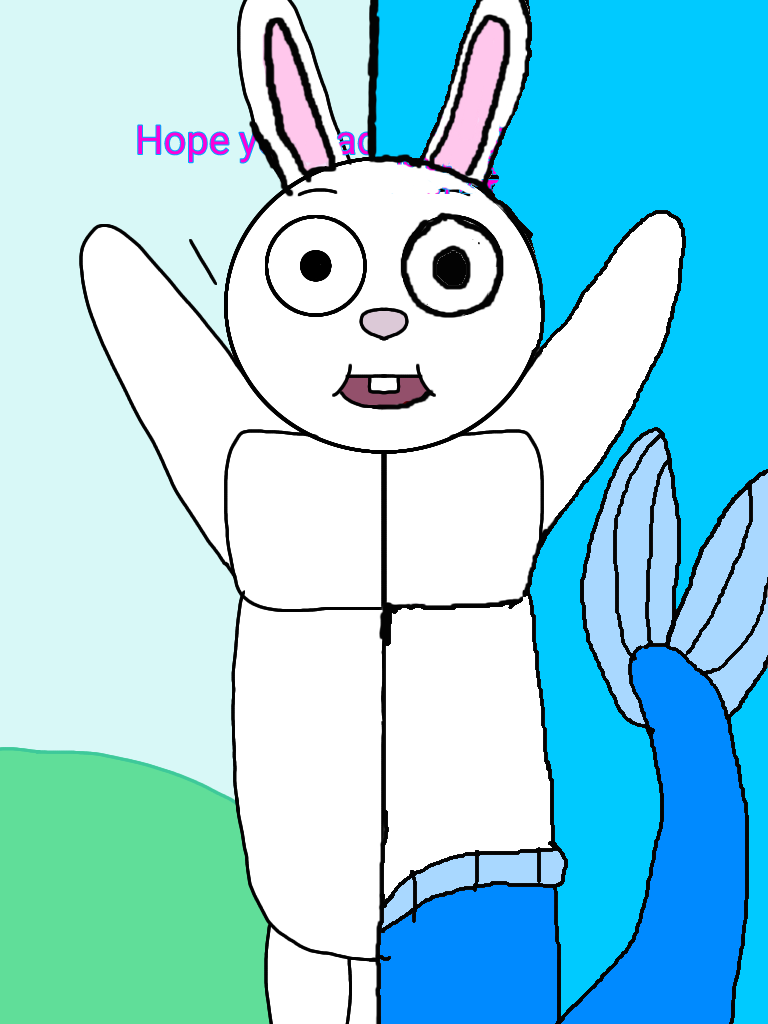 Bunbun is a mer-bunny by BriannaSheppard on DeviantArt