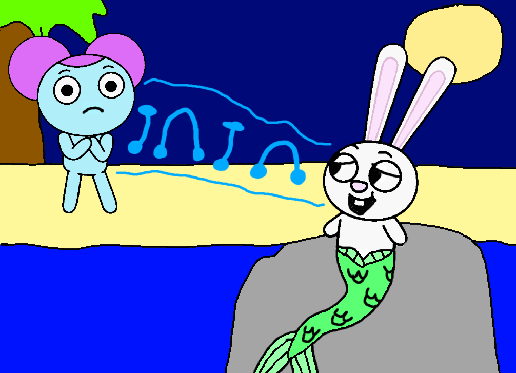 Bunbun singing at pibby a siren by BriannaSheppard on DeviantArt