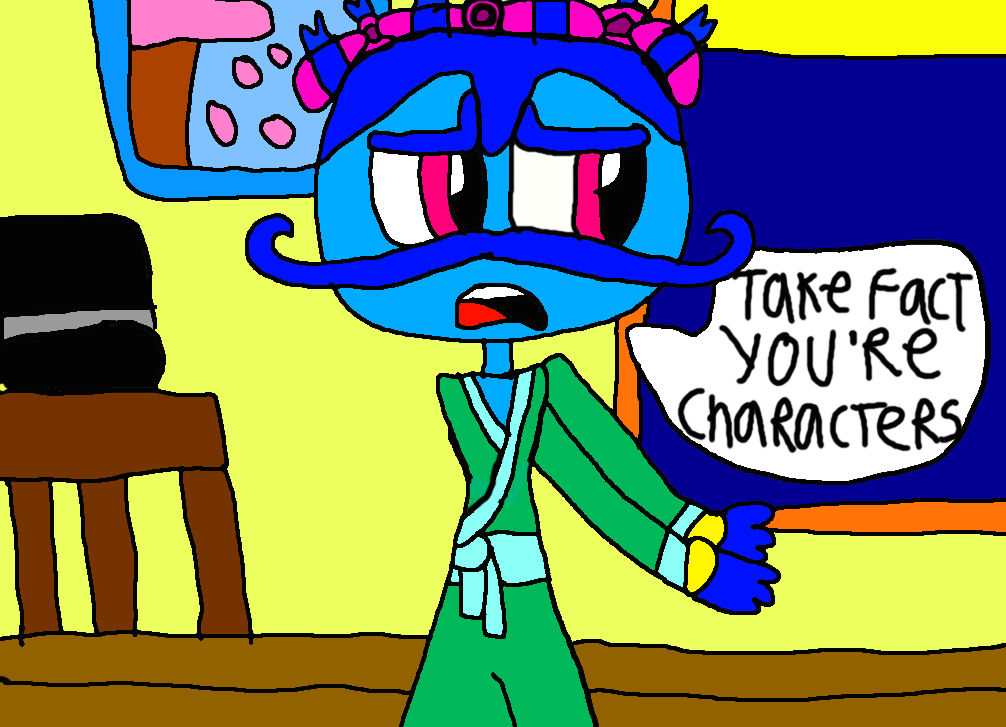 Daddy long legs kicking at characters by BriannaSheppard on DeviantArt
