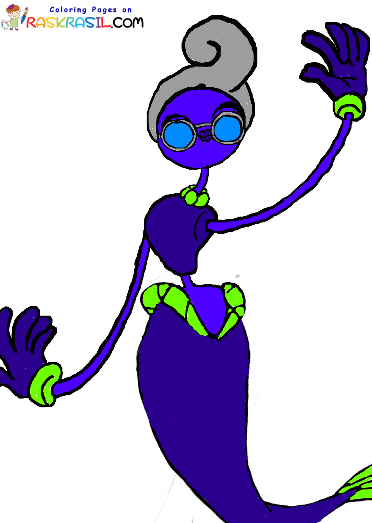 Granny Long Legs as a Mermaid by BriannaSheppard on DeviantArt