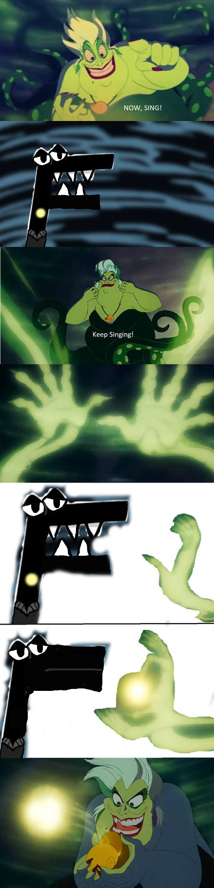 F talking Voice with Ursula by BriannaSheppard on DeviantArt