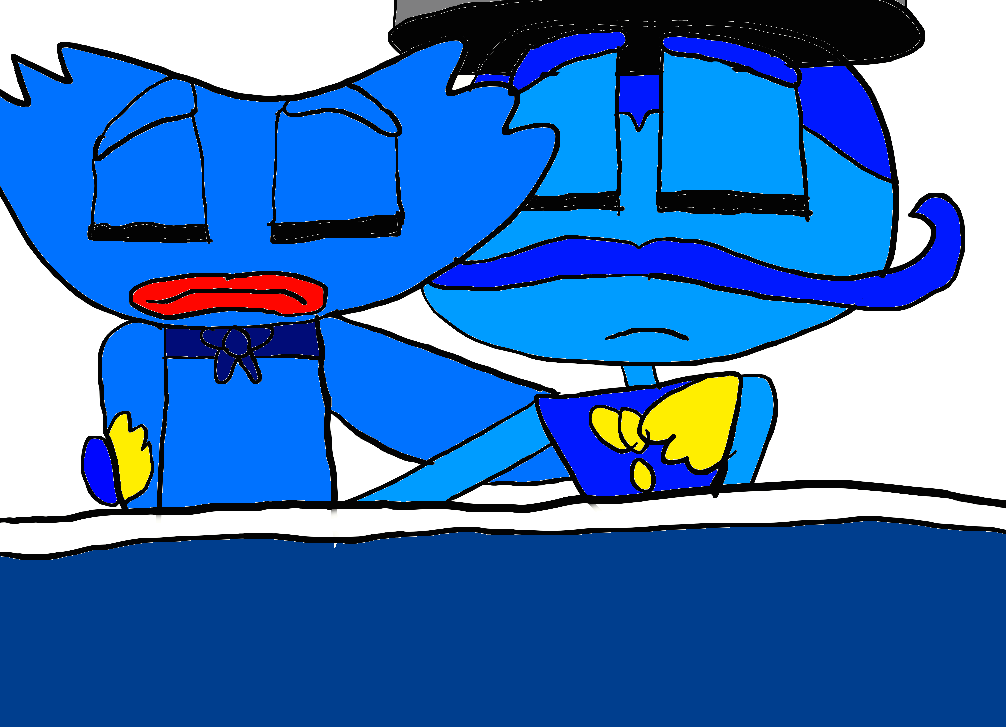 Huggy Wuggy and Daddy Long Legs Sleeping by BriannaSheppard on DeviantArt