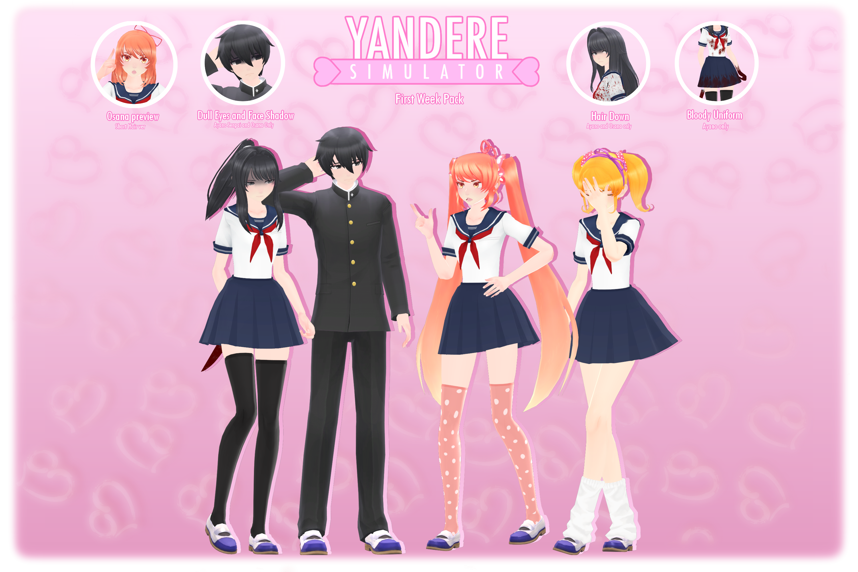 YS - First Week Pack UPDATED by ZoeyLinds on DeviantArt