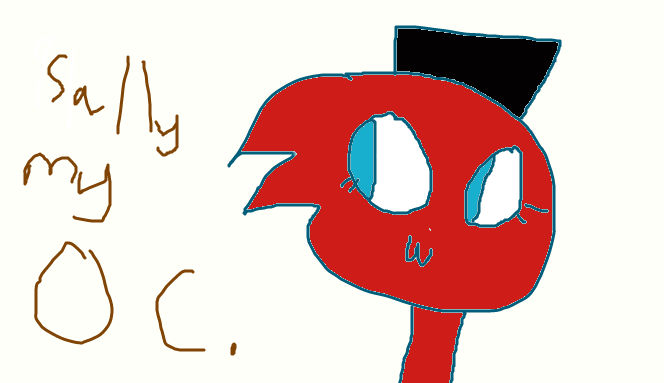 My OC, Sally. (super fricken old art) by MangleStudios on DeviantArt
