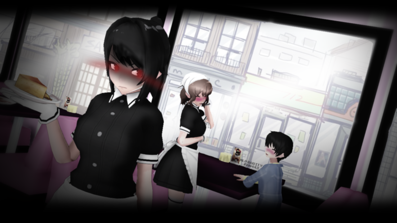 MMDxYandereSim- Maid Cafe by Miss-Sweeten443 on DeviantArt