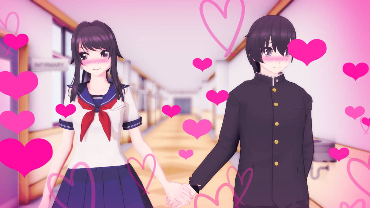[MMDxYandereSimulator] Holding Hands by Miss-Sweeten443 on DeviantArt