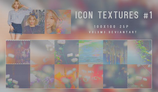 ICON Textures #1 25P By vul3m3 by vul3m3 on DeviantArt