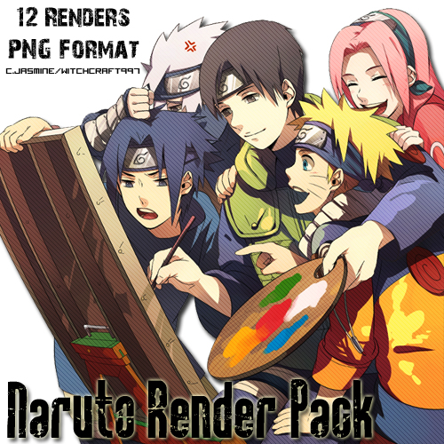 Naruto Render Pack by Witchcraft997 on DeviantArt