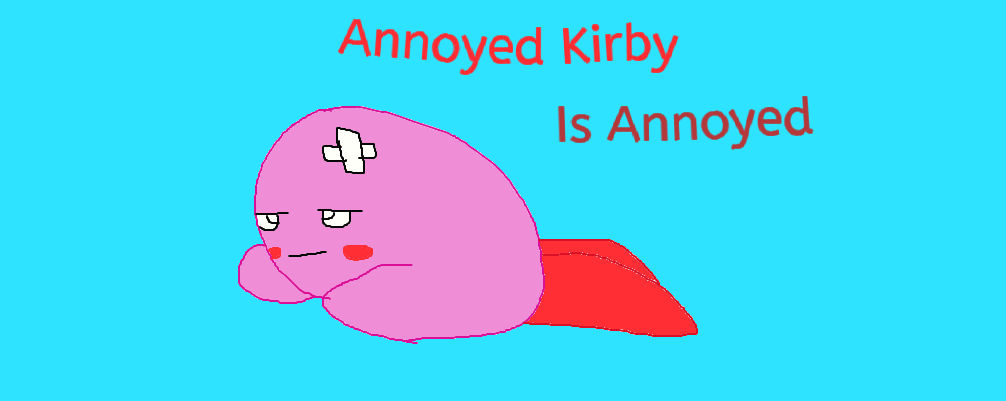 Annoyed Kirby by OyopsOfPoyo2013 on DeviantArt