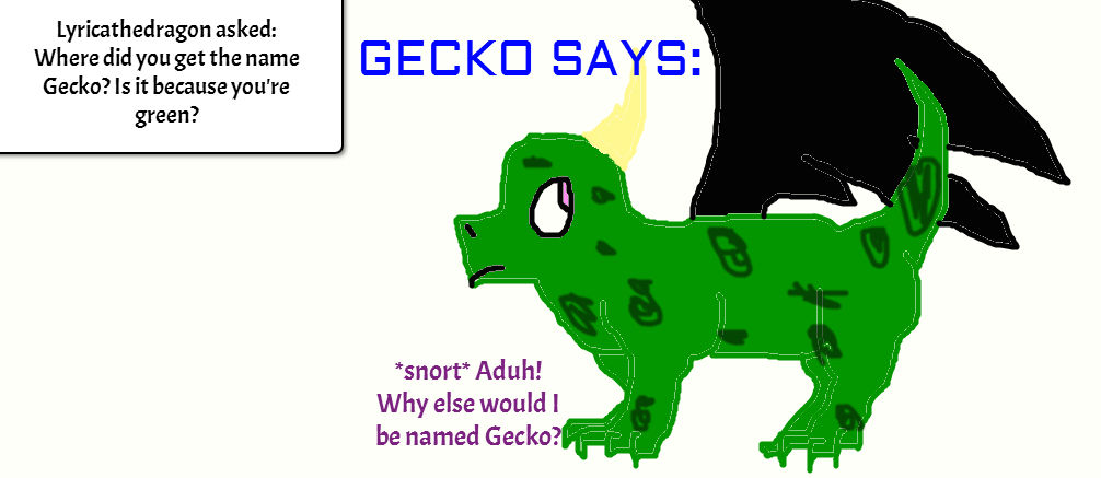 Ask Gecko: Answer One by OyopsOfPoyo2013 on DeviantArt