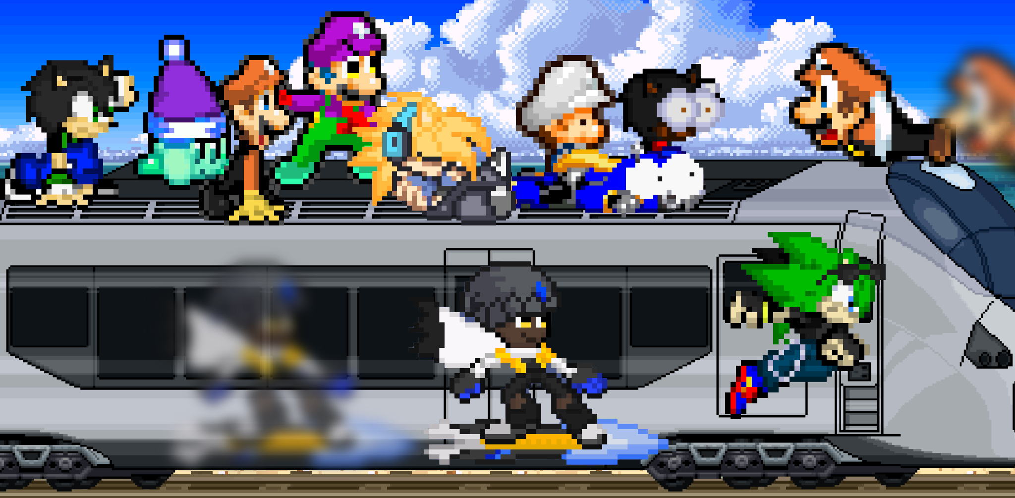 Riding on a Train by SLGQ4 on DeviantArt