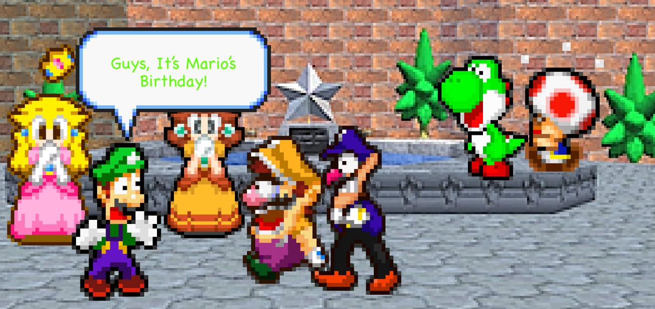It is Mario Birthday! by SLGQ4 on DeviantArt