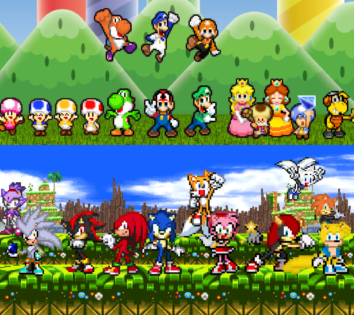 Mario and Sonic Universe by SLGQ4 on DeviantArt