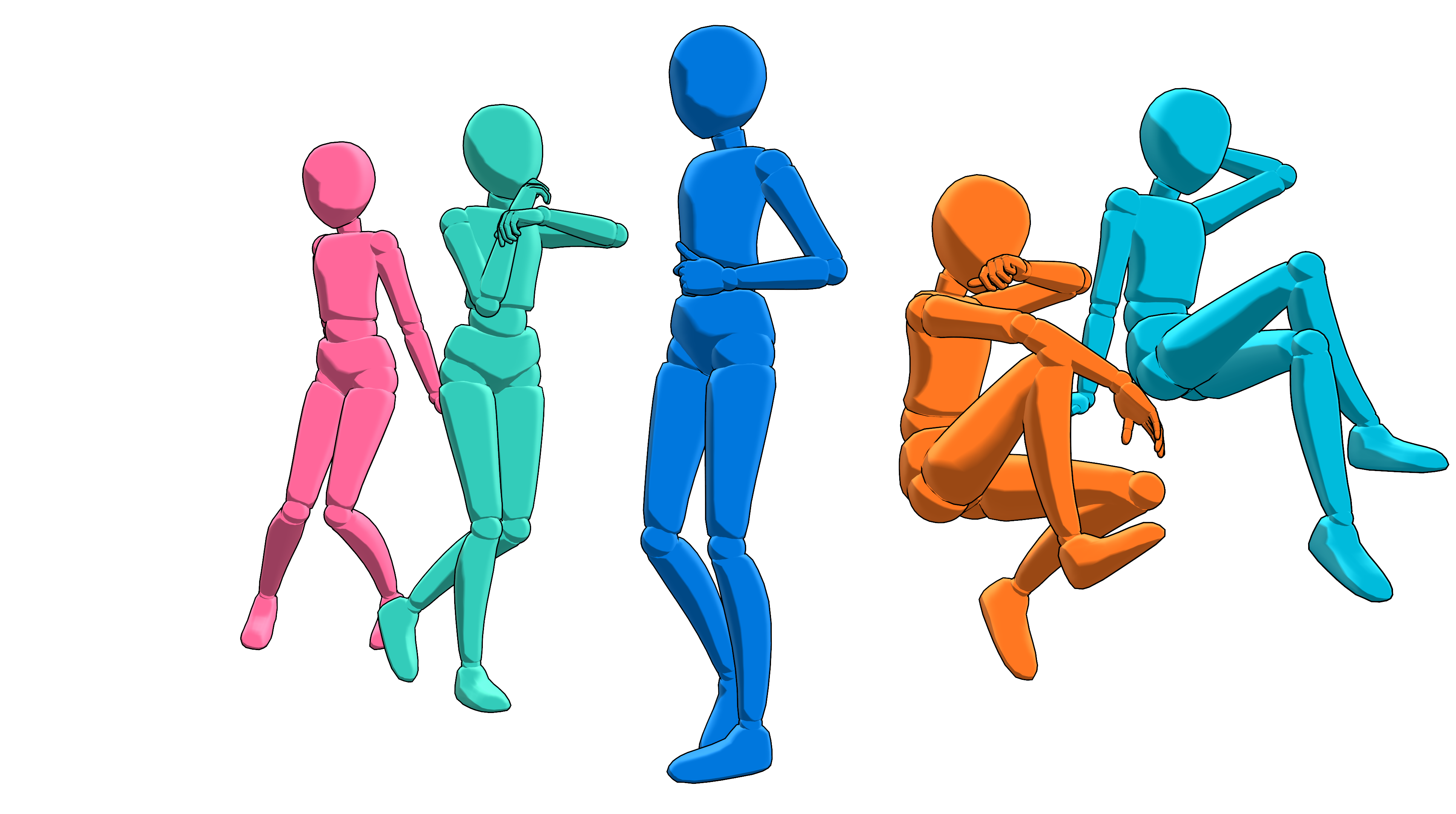 [MMD PV Pose] RAD DOGS - Vivid BAD SQUAD by AkuneLynxxx on DeviantArt