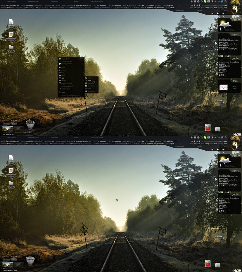conky black transparency by slavsan on DeviantArt