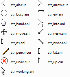 CTR Cursor Set v1.5 by Turion91 on DeviantArt