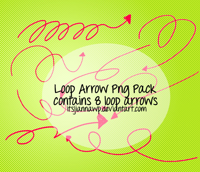 Loop Arrow Png Pack by itsjiannaWP on DeviantArt