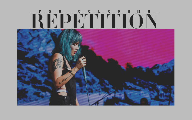 Repetition /PSD COLORING/ by Sheezus on DeviantArt