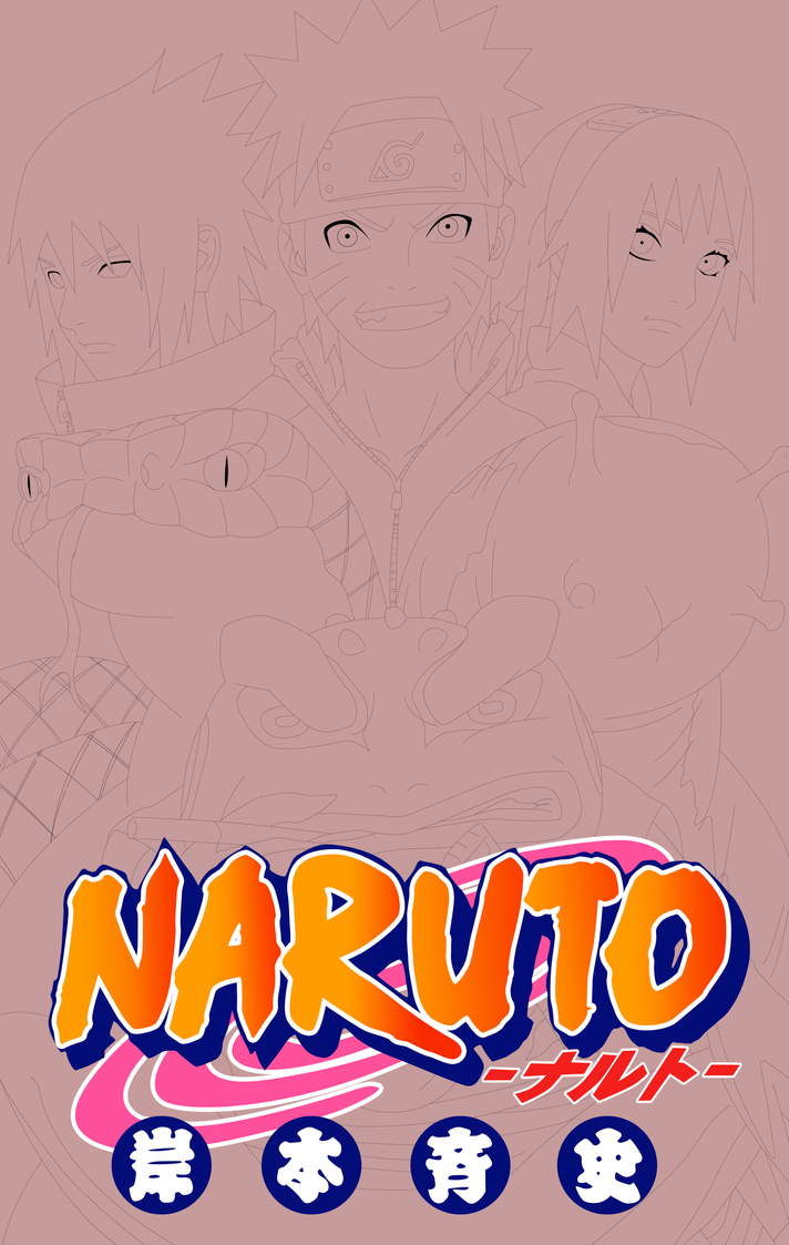 naruto volume cover 66 lineart PSD by bangalybashir on DeviantArt