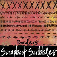 Scrapbook Scribbles- Borders by mandy71480 on DeviantArt