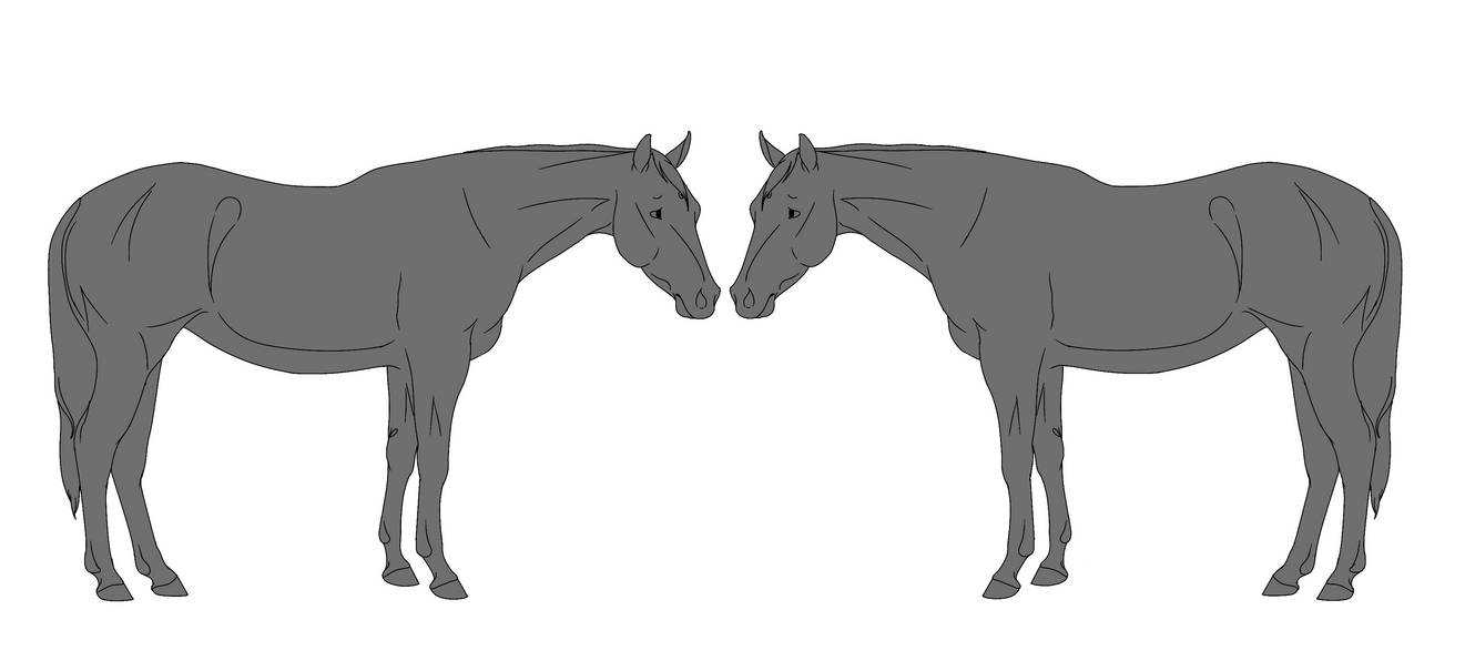 Yearling line art F2u by aeatcpp on DeviantArt