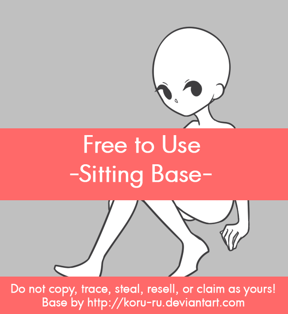 Free to Use Base {Sitting} by Koru-ru on DeviantArt