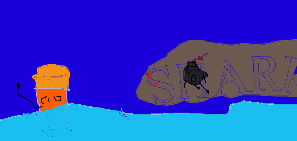 bfdi/ii slots 2:OJ get eaten by a shark with bomby by PandaisQued on ...