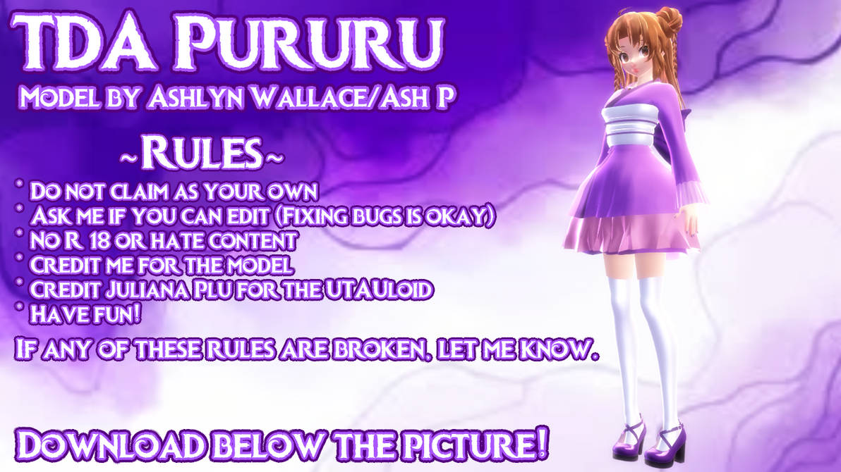 [MMD UTAU] TDA Pururu [DL Open] by AshPUTAUloidQueen on DeviantArt