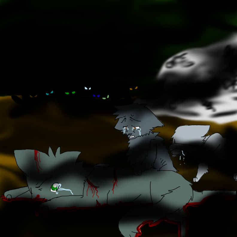 Stonefur's death by XMoonfrostX on DeviantArt