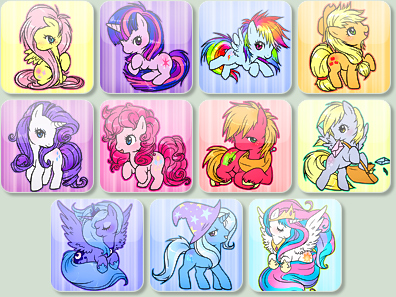 My Little Pony Free avatar pack by kero444 on DeviantArt