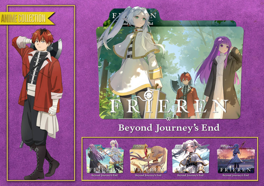 Frieren Beyond Journey's End - Icons Folders by Foldersiconslover on ...