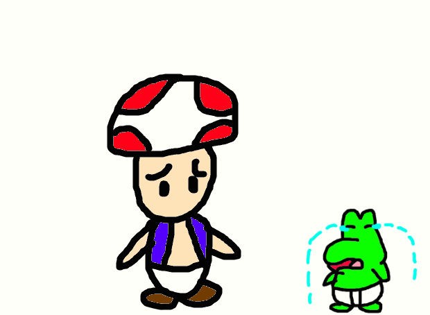 Toad and baby by KarinByrne on DeviantArt