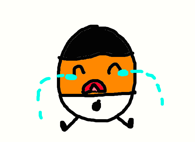 Crying baby orange ball :( by KarinByrne on DeviantArt