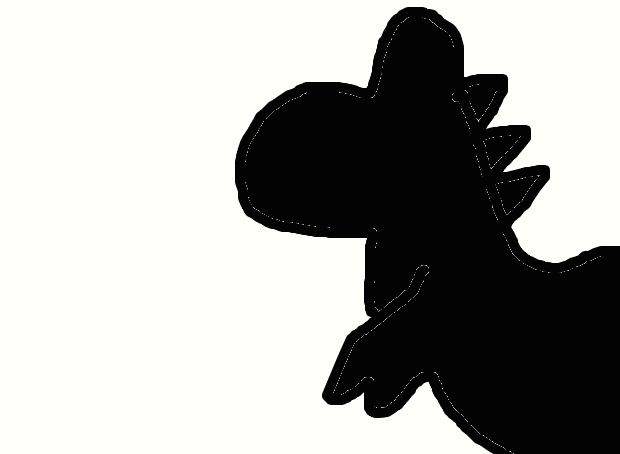 Yoshis shadow by KarinByrne on DeviantArt