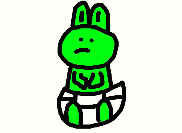 My front side as a baby by KarinByrne on DeviantArt