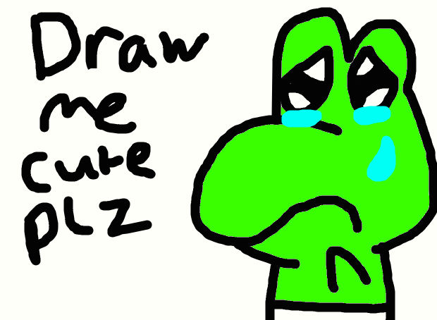 Please draw me cute by KarinByrne on DeviantArt