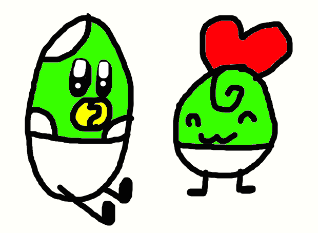 Two cute yoshis by KarinByrne on DeviantArt