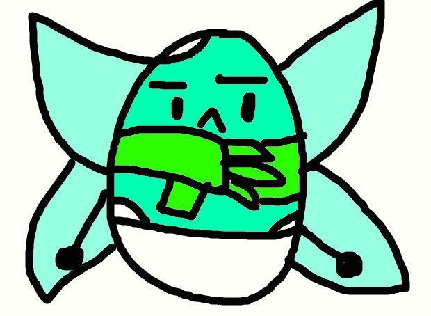 Toro the turquoise egg by KarinByrne on DeviantArt