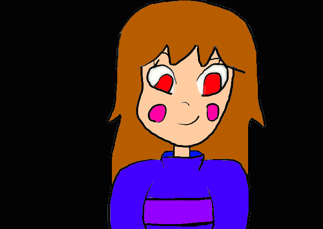 Frisk possessed by Chara by Assassin-Flamingo on DeviantArt