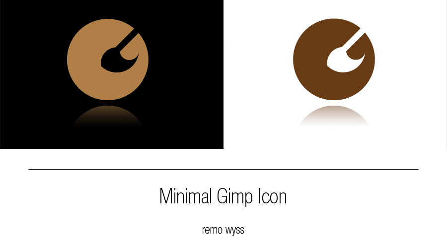 Gimp Icon Flat