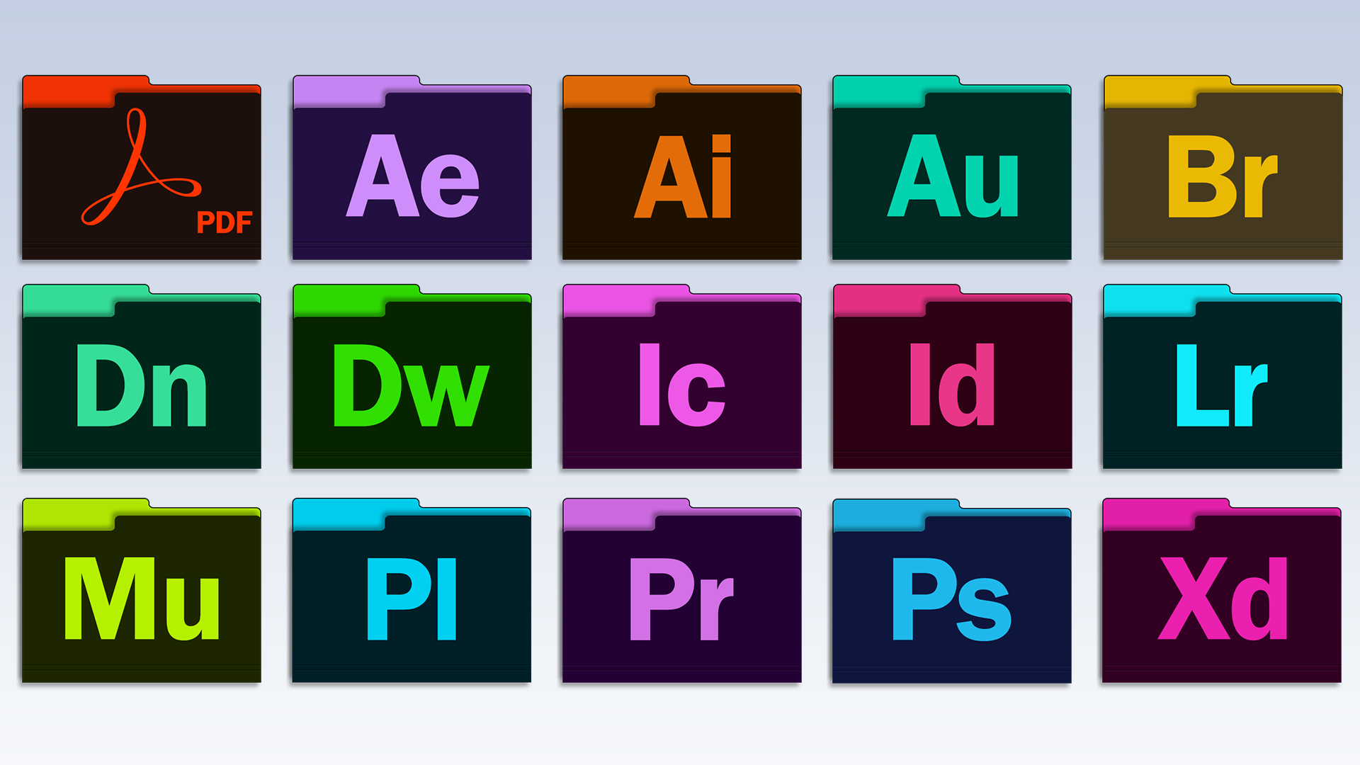 Adobe Folder Icons by aukoezlo on DeviantArt